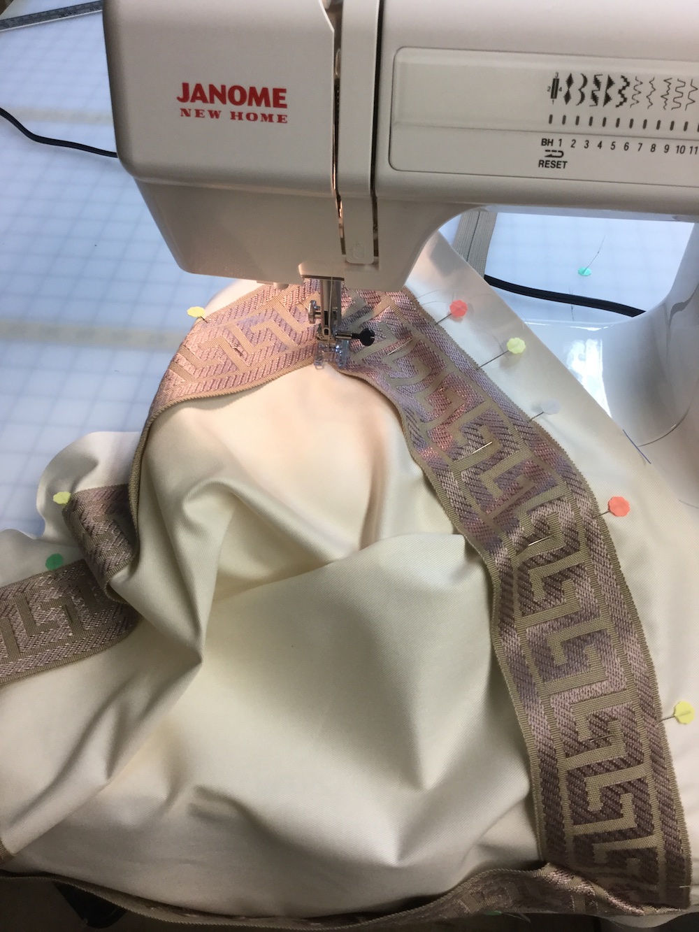 How to Miter Corners When Sewing with Tape Trim – bridgeupholstery